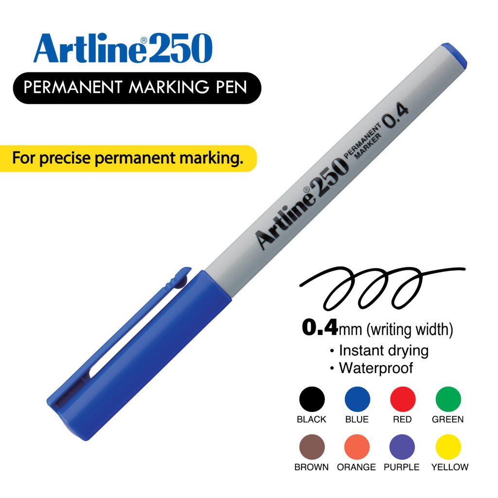 Artline Marker 250 - Flexcos Office Supplies Sdn. Bhd.